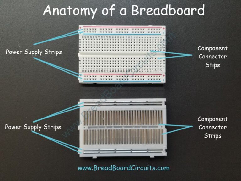 How a Breadboard Works. - BreadBoardCircuits.com