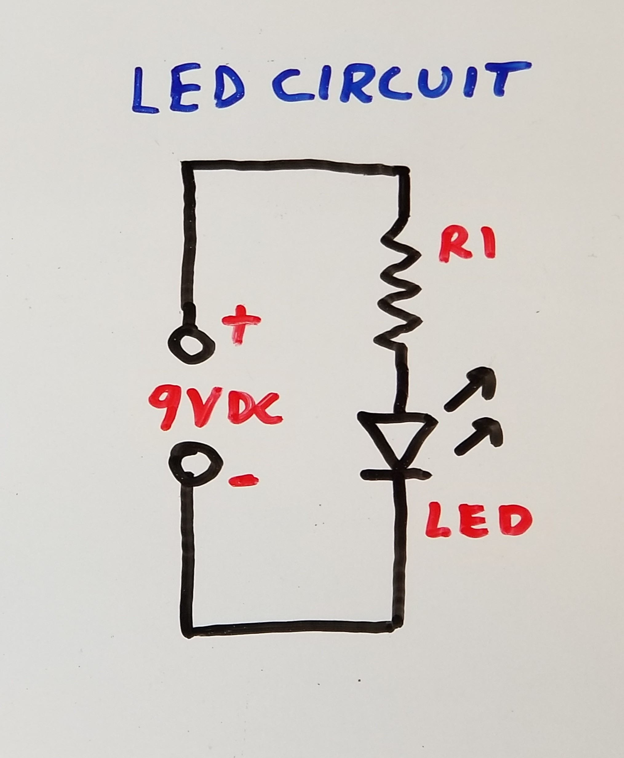 How to light an LED - BreadBoardCircuits.com