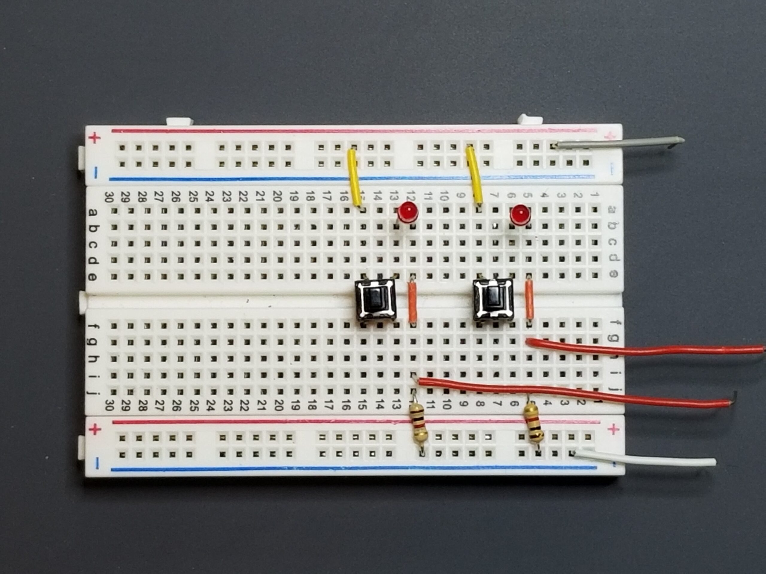 BJT Logic Gates - BreadBoardCircuits.com